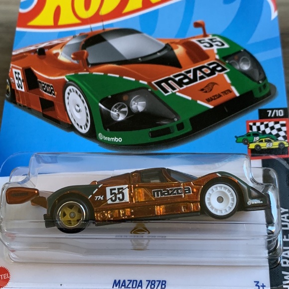 Toys | Hot Wheels 224 Super Treasure Hunt Mazda 787b Sth 2024 Hw Race ...